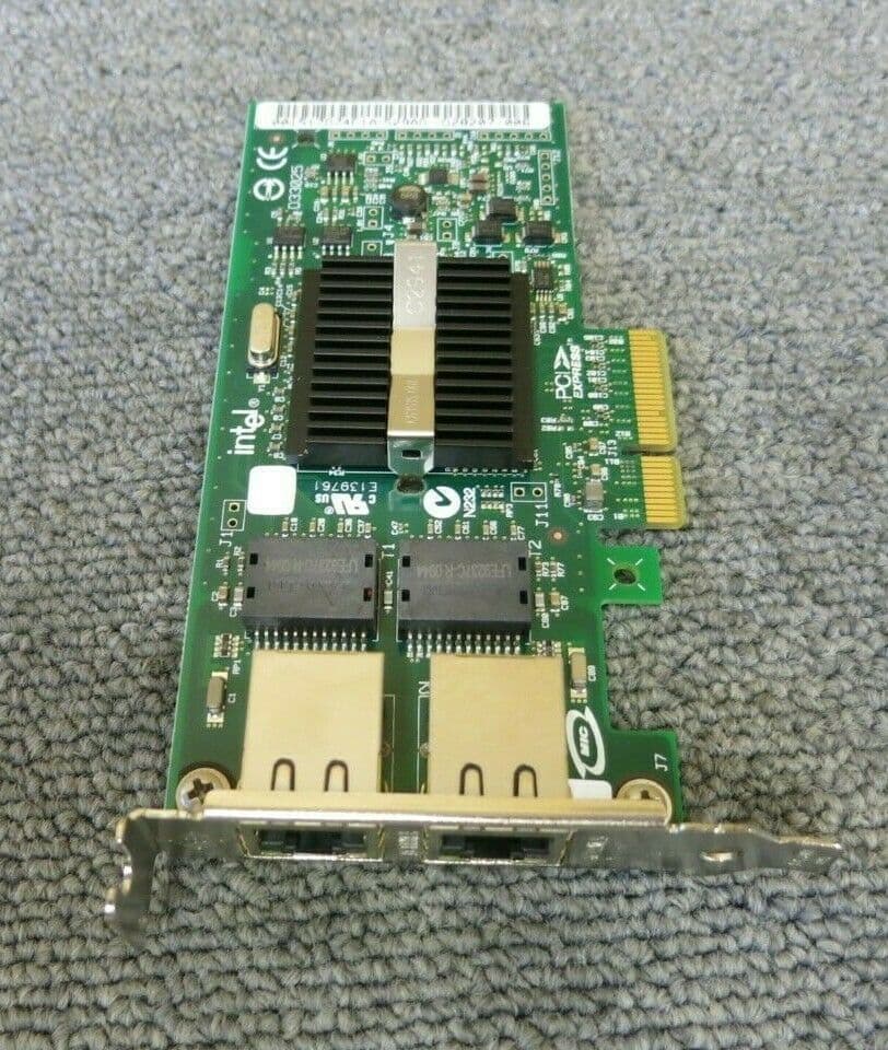 Sun 371-0905-04 D28207-006 Dual Gigabit Port PCIe Network Low Profile Card