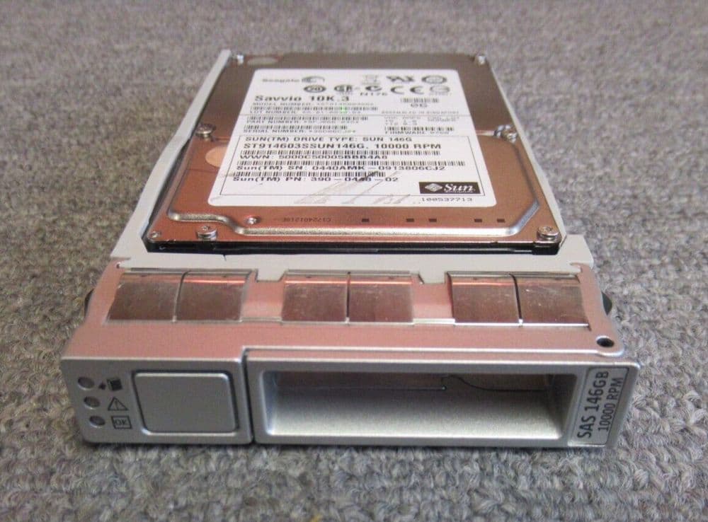 Sun 390-0448-02 ST9146803SS 146GB 10000RPM SAS 16MB Hot Swap 2 5 ...
