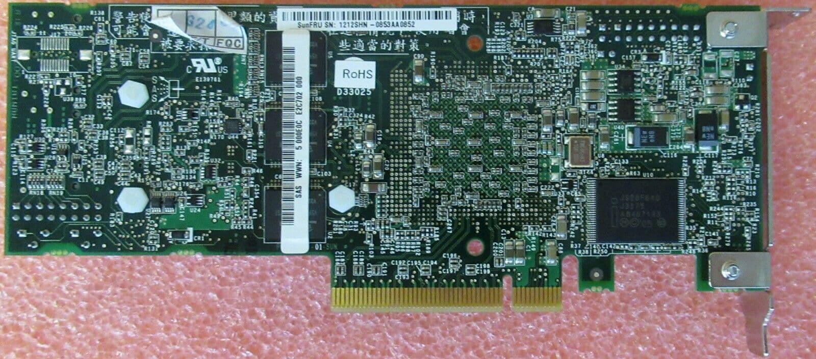 Sun 3Gb/s PCI-e 8-Port SAS ASR-5805/512MB RAID Controller HBA Card 375-3536