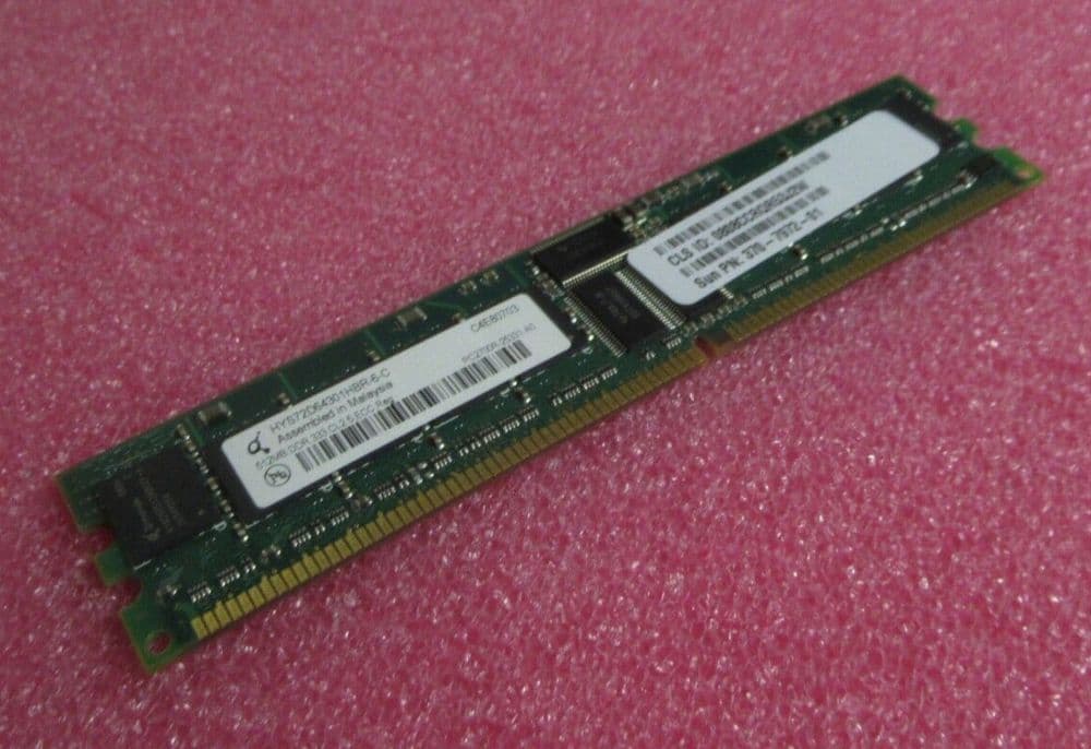 Sun 512MB DDR333MHz PC2700 REG ECC Memory RAM HYS72D64301HBR-6-C 370 ...
