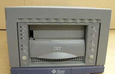 Sun 599-2347-02 40/80GB DLT8000 SCSI/LVD External Flexipack Tape drive ...