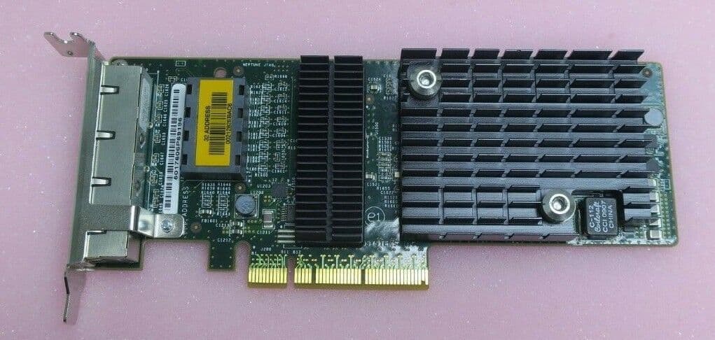 Sun ATLS1QGE Quad Port Gigabit PCI-E Network Adapter NIC Half Height ...