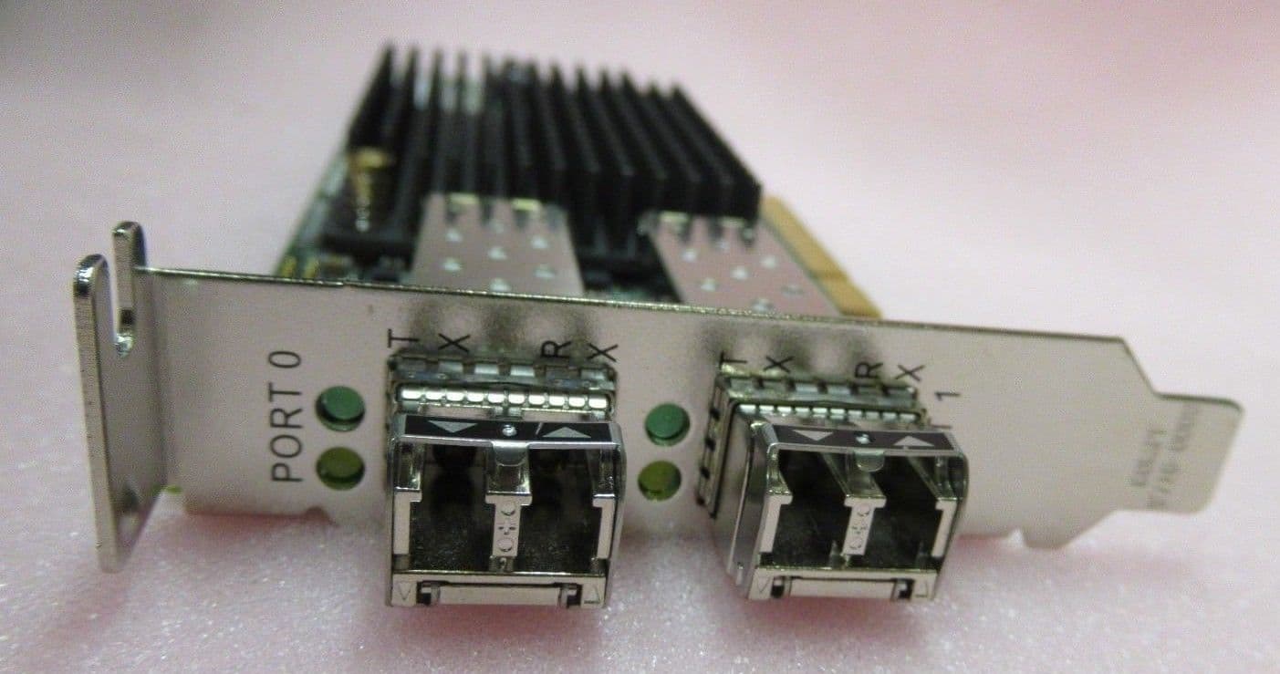SUN LPE12002 PCI-E Dual Port 8Gb Fibre Channel Adapter 371-4306-01 2x SFP s