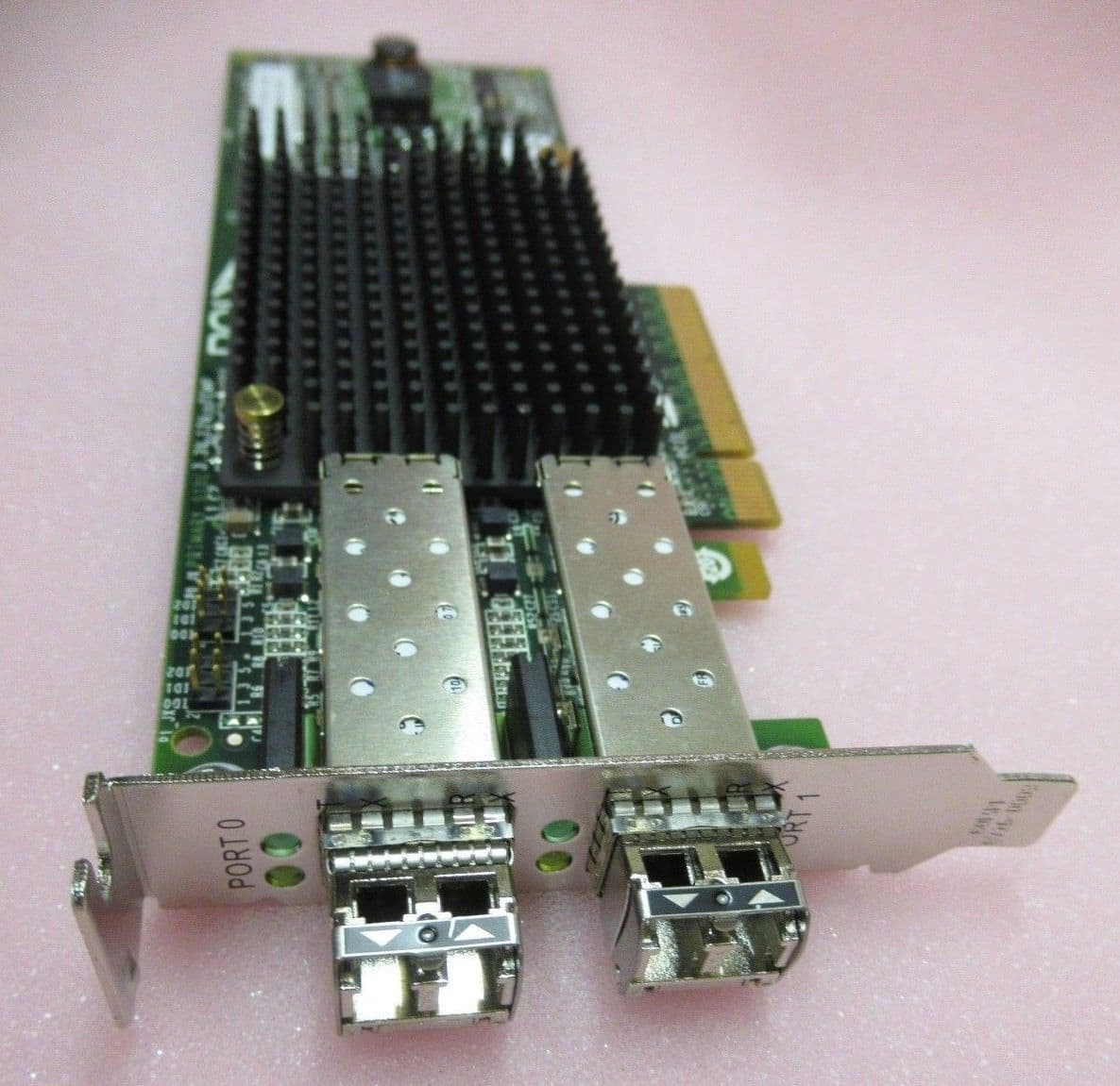 SUN LPE12002 PCI-E Dual Port 8Gb Fibre Channel Adapter 371-4306-01 2x SFP s