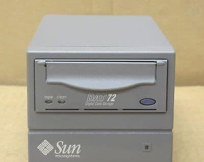Sun Microsystems DAT72 Digital Data Storage External Tape Drive 3800993-01