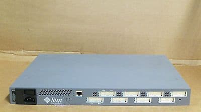 Sun Microsystems Qlogic Model SANbox-8 P/N 30297-08H Fibre Switch Rackmount