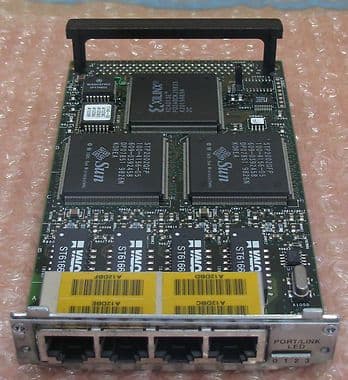 Sun Microsystems Quad 4-Port Ethernet Card Module 501-4837 X1049A