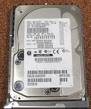 Sun Microsystems X5243A 390-0065 36Gb 80pin Ultra 160 SCSI 10K Hard Drive