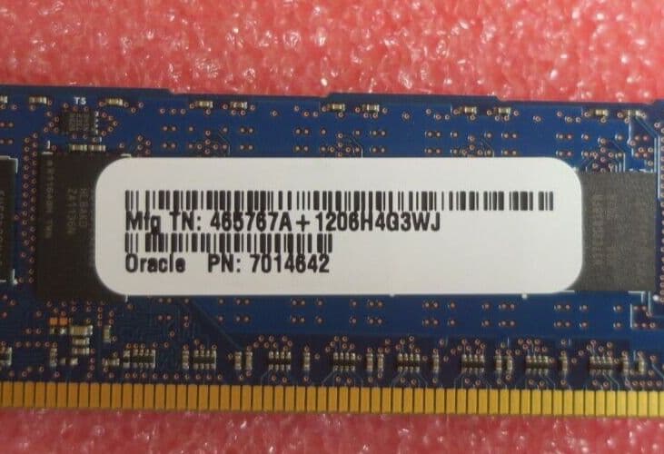 Sun Oracle 4GB 2Rx8 DDR3 PC3L-10600R REG ECC 240-Pin Server Memory RAM ...