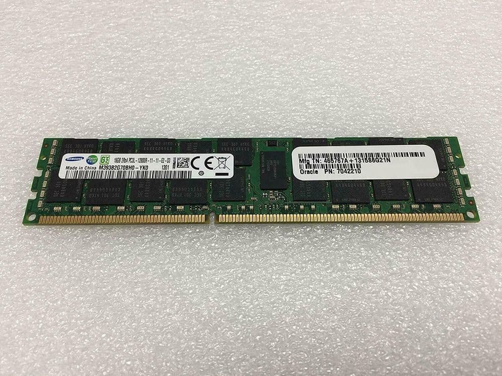 Sun Oracle 7042210 16GB DDR3 PC3L-12800 REG DIMM Server RAM Memory