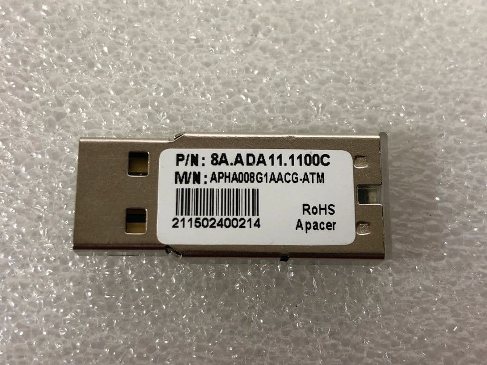 Sun Oracle 8GB USB Stick Storage Device APHA008G1AACG-ATM 8A ADA11 1100C