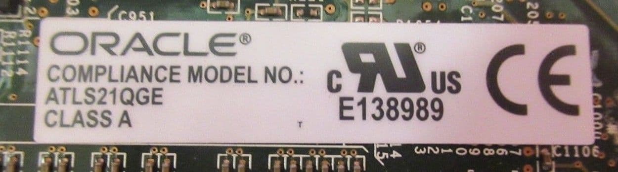 Sun Oracle ATLS21QGE Quad Port Gigabit PCI-e Network Adapter NIC 511 ...