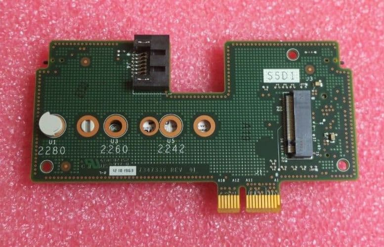 Sun Oracle Dual M 2 Riser Card 7341466 1x 150GB SATA M 2 SSD 7341587 ...