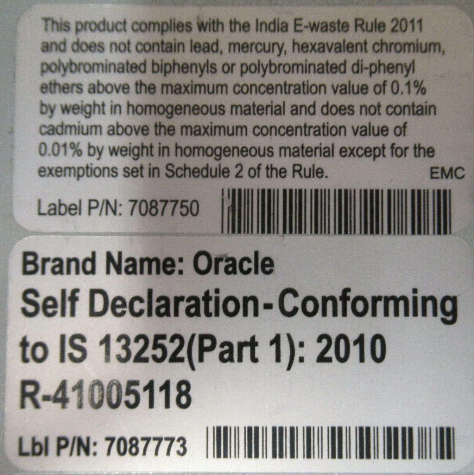 Sun Oracle ST2D24 DE2-24P Storage Drive Enclosure 24x SAS Bay 2x Control Module