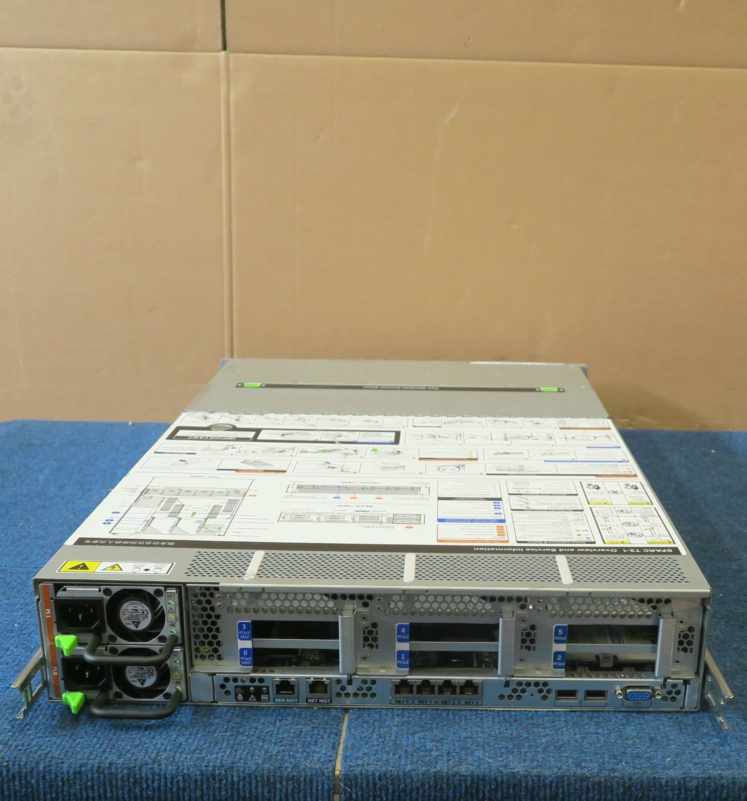 Sun Oracle T3-1 16-Core 1 65GHz 64GB 6 x 300GB 10K SAS2 8 Bay Server