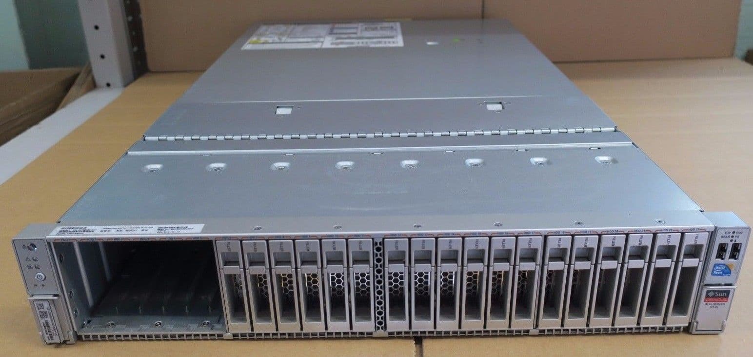 Sun Oracle X3-2L 2x Eight-Core XEON E5-2670 256GB 24 x 2 5" drive bays ...