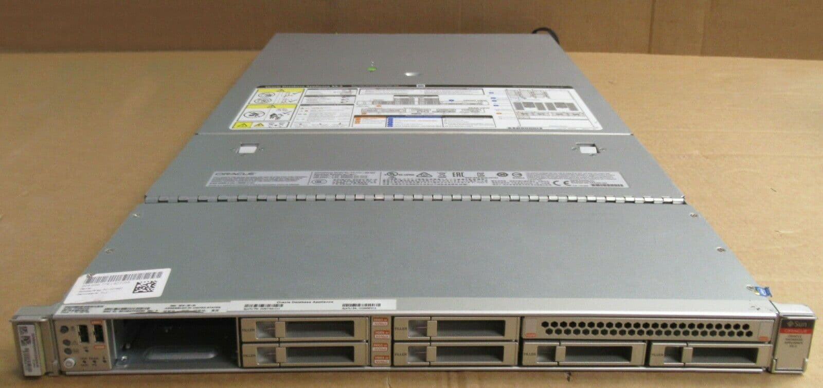 Sun Oracle X5-2 Database Application 8-Bay RAID 1U Chassis Base Server ...