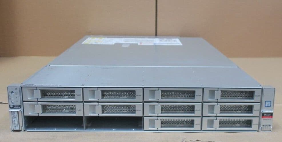 Sun Oracle X7 2l Server 10c Silver 4114 128gb Ram 12x 3 5 Sas Nvme Bay 2x Psu