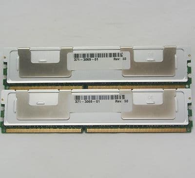 Sun Original X6382A 8GB 2 x 4GB 371-3069 Memory for Sun Fire X4150 X4450