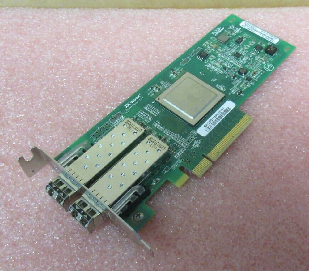 SUN QLogic QLE2562-SUN Dual Ports 8GB/s Fibre Channel HBA Card 371-4325-02