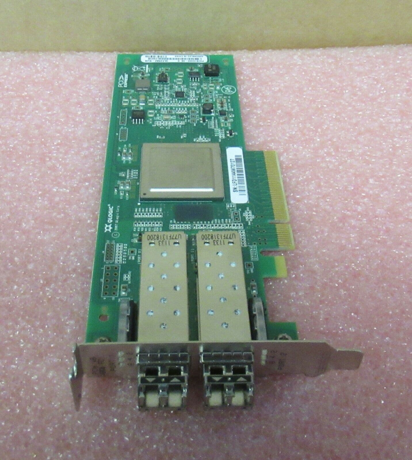 SUN QLogic QLE2562-SUN Dual Ports 8GB/s Fibre Channel HBA Card 371-4325-02
