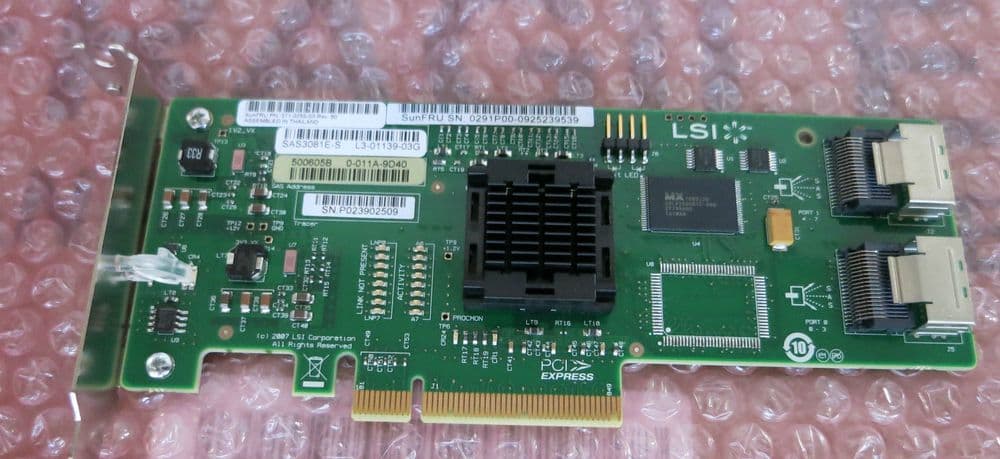 Sun SAS3081E-S LSI 371-3255 8-Port SAS PCI EXPRESS RAID CONTROLLER