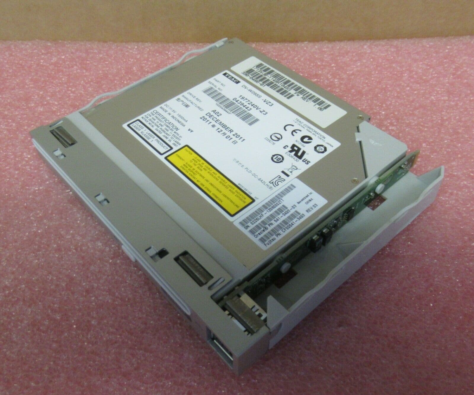 Sun SATA DVD-RW CD-RW USB Board Assembly Bracket for X4170 Server 541 ...