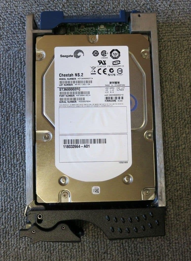 Sun Seagate ST3600002FC Cheetah NS 2 600GB 10000RPM Fibre Channel Hard ...