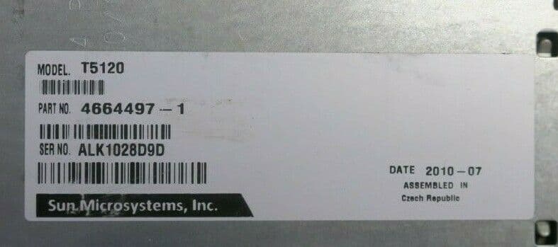 Sun SPARC Enterprise T5120 Quad-Core 2 1Ghz 8GB Ram 1x 146GB 1x 300GB ...