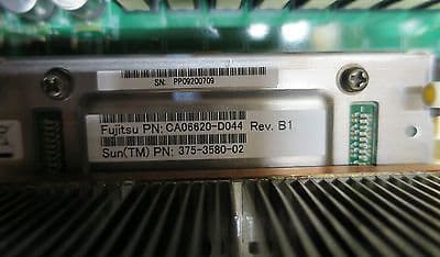 Sun Sparc M8000/M9000 2 52GHZ/6MB Cache Sparc 64VII CPU 375-3580 ...