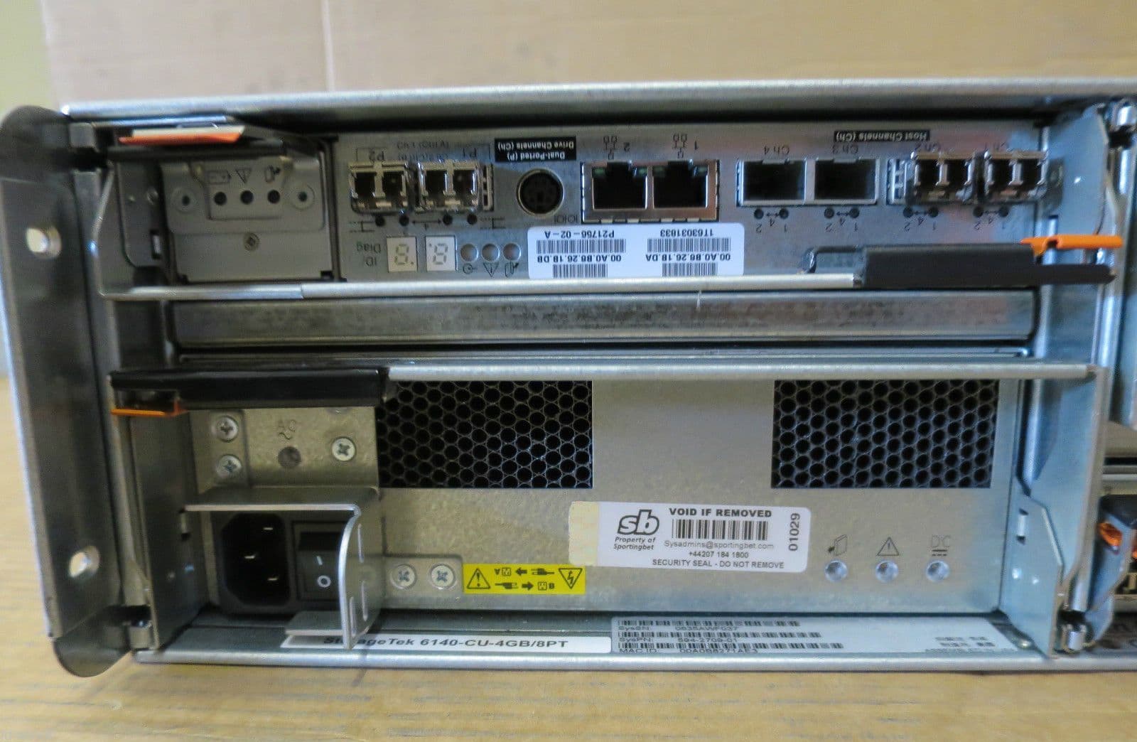 Sun StorageTek Storedge 6140 6100 Array 16 x 146GB HDD Dual RAID Controller