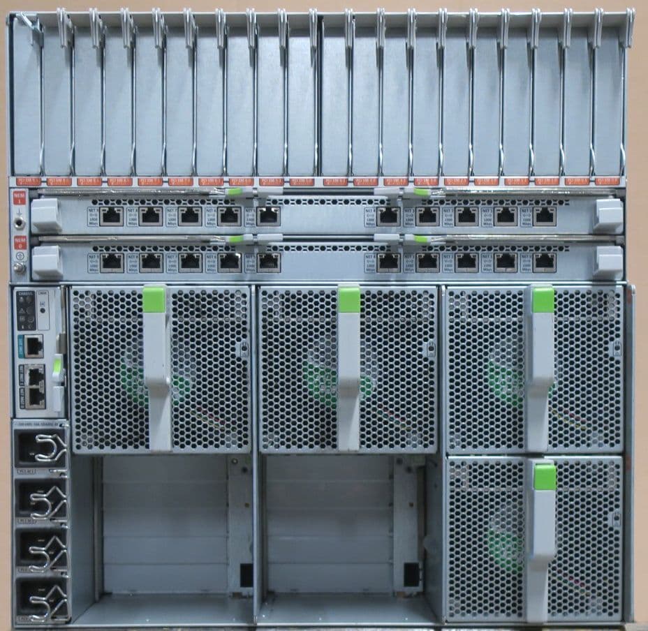 Sun SunBlade 6000 10x Bay Blade Chassis Enclosure 594-6047-01 2x PSU 2x ...