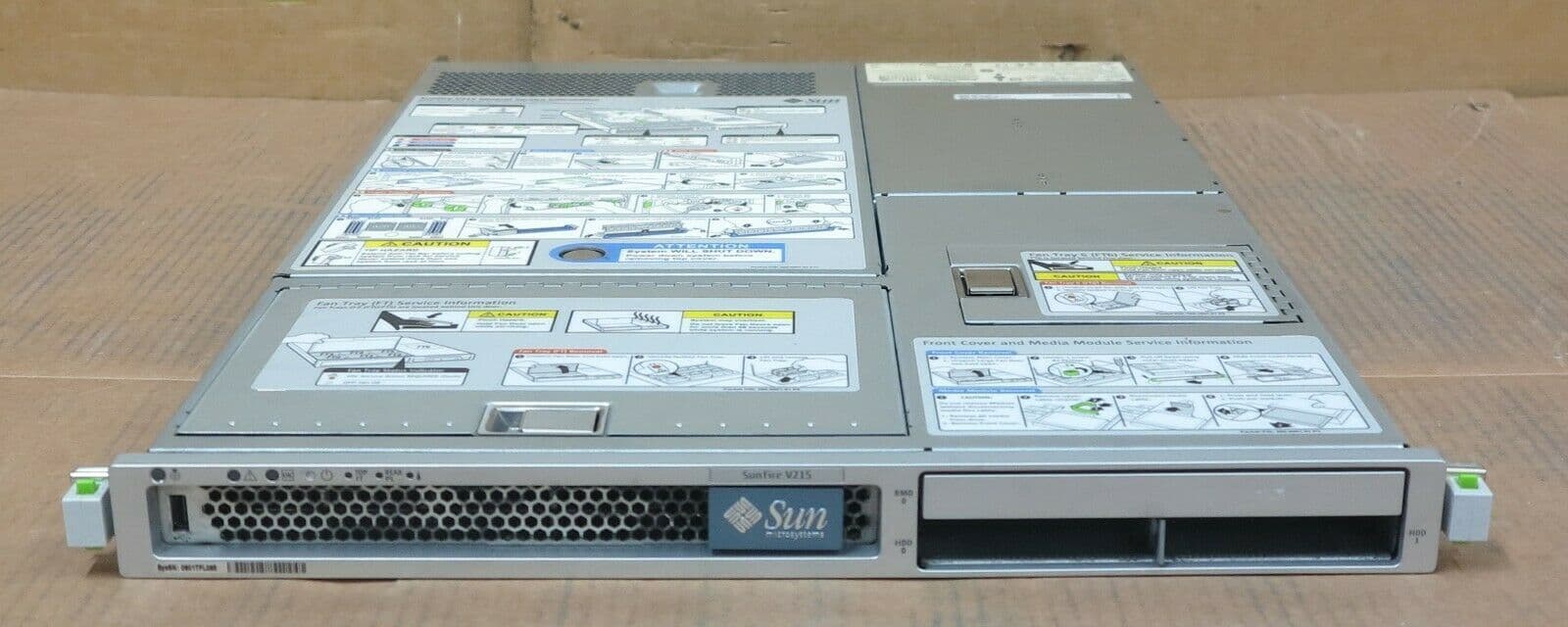 Sun SunFire Fire V215 2x UltraSPARC IIIi 1 6GHz 4GB Ram 2x 2 5" Bays 1U ...