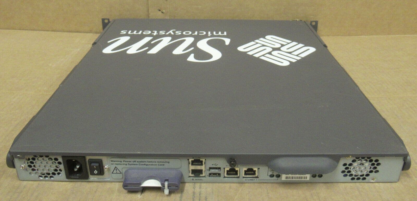 Sun SunFire V100 UltraSPARC IIe 500MHz 1GB Ram 1x Bay 80W PSU DVD Server