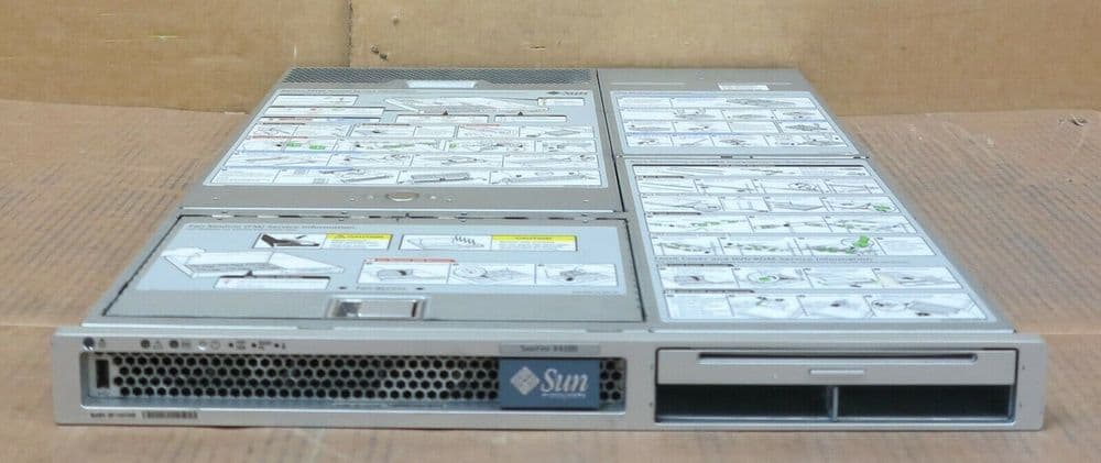 Sun Sunfire X4100 AMD Opteron 275 2 2GHz 4GB Ram 2x 2 5" Bays DVD ROM ...