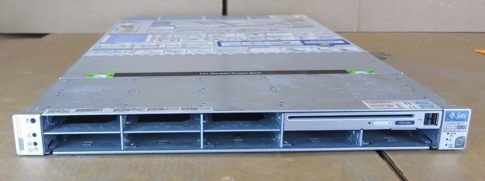 Sun Sunfire X4170 2x QUAD-CORE XEON E5520 2 26GHz 32GB Ram 8 Bay Server COA