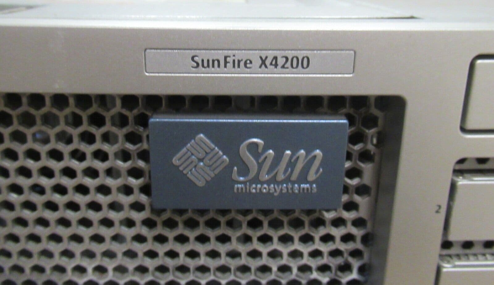 Sun SunFire X4200 2U Rack Mount Server 2x AMD Opteron 252 2 6Ghz 4Gb ...