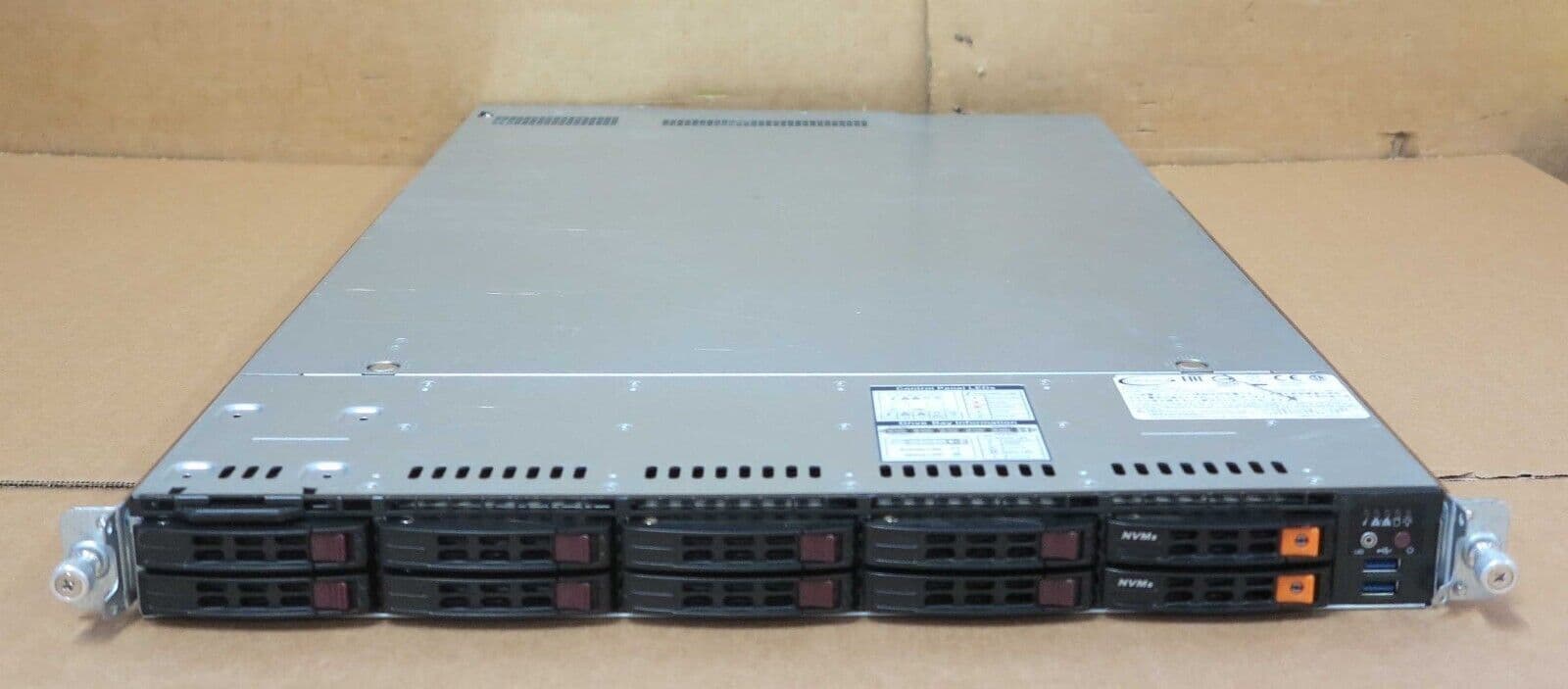 Supermicro 119U-7 2x8C E5-2620v4 10x2 5" Bays 128GB Ram X10DRU-i 1U ...