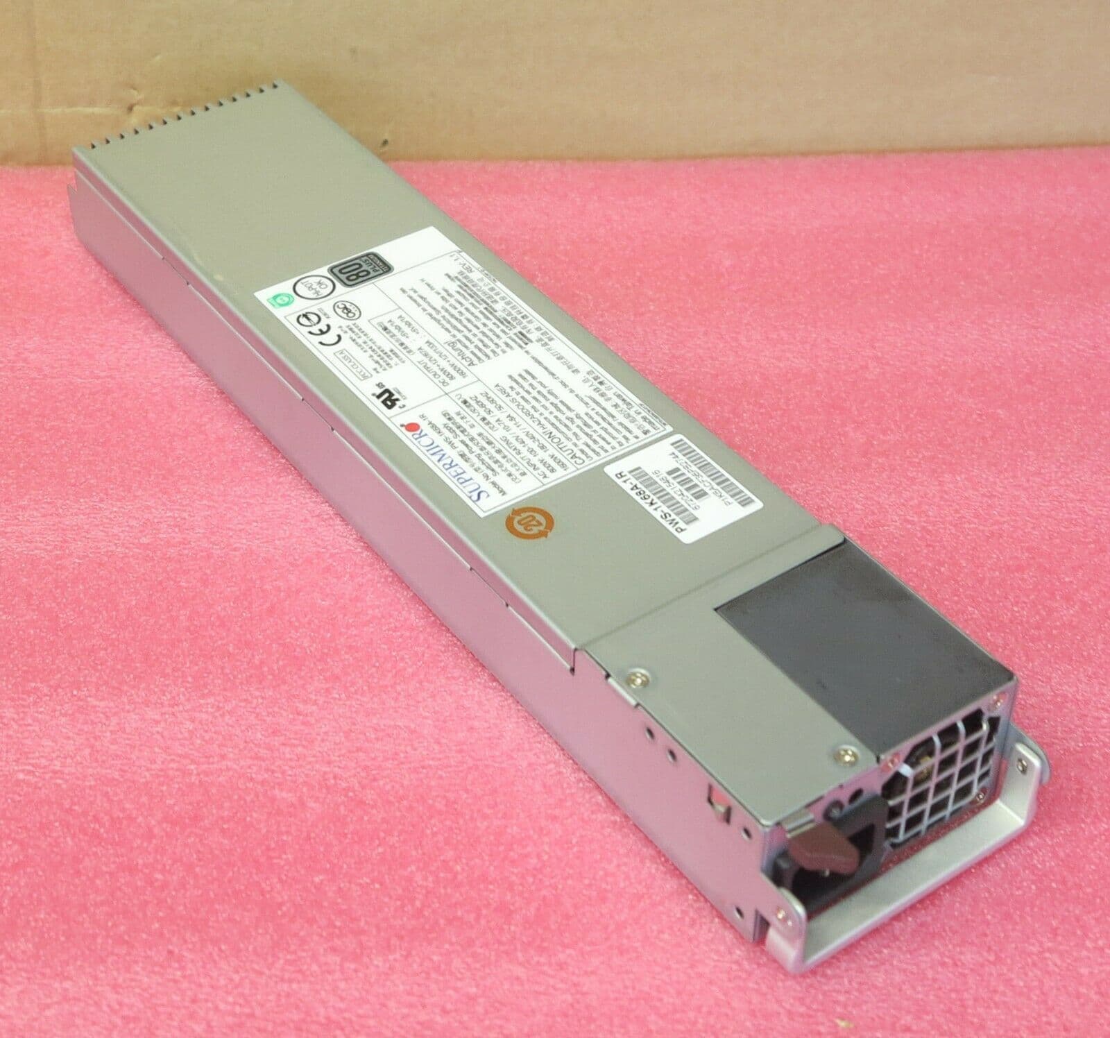 Supermicro 1600W 1U 80 Plus Titanium Redundant Power Supply PSU PWS ...