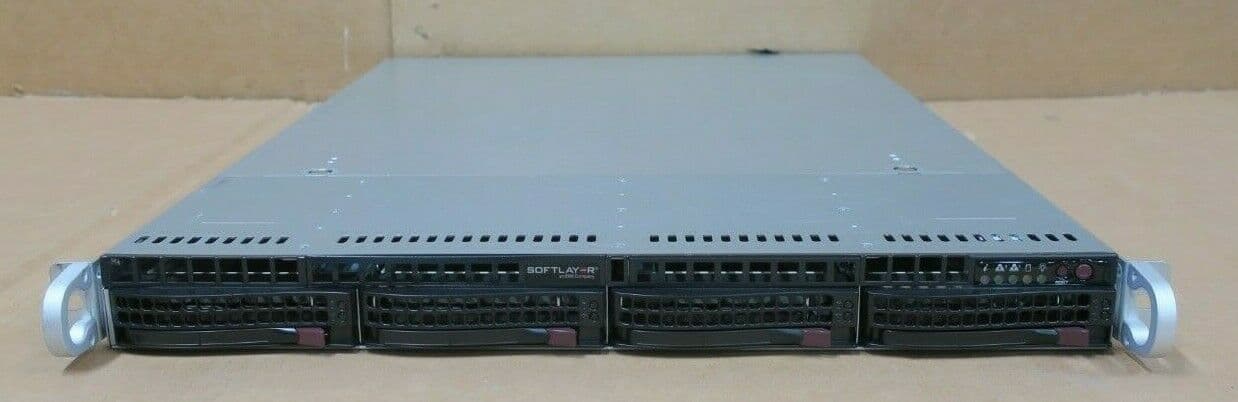 Supermicro 1U CSE-815 X10SLM -LN4F E3-1270v3 3 50GHz 16GB Ram 4-Bay Server