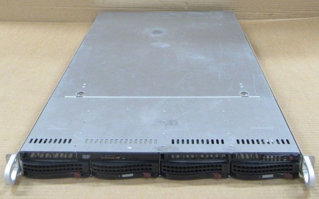 Supermicro 1U Rack Server 2x Intel Xeon E5420 2 50GHz 222GB 4GB X7DBR-E ...
