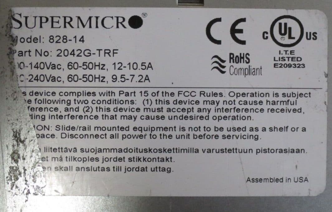 Supermicro 2042G-TRF 4x AMD Opteron OS6168 64GB RAM 3TB HDD 3 5" 6-Bay ...