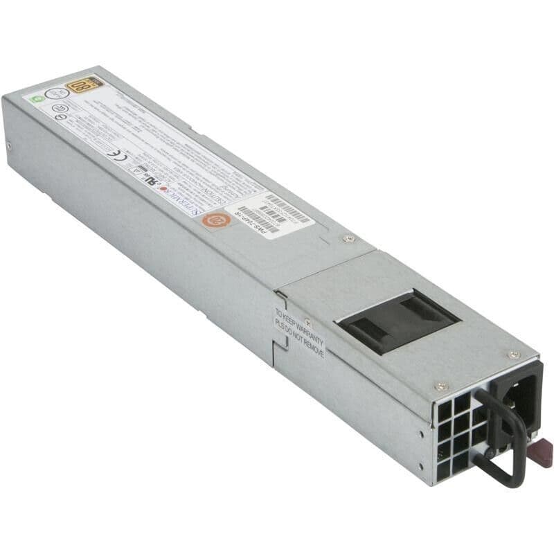 Supermicro 700W/750W 1U Redundant Hot-Swap Power Supply PSU - PWS-704P-1R 1