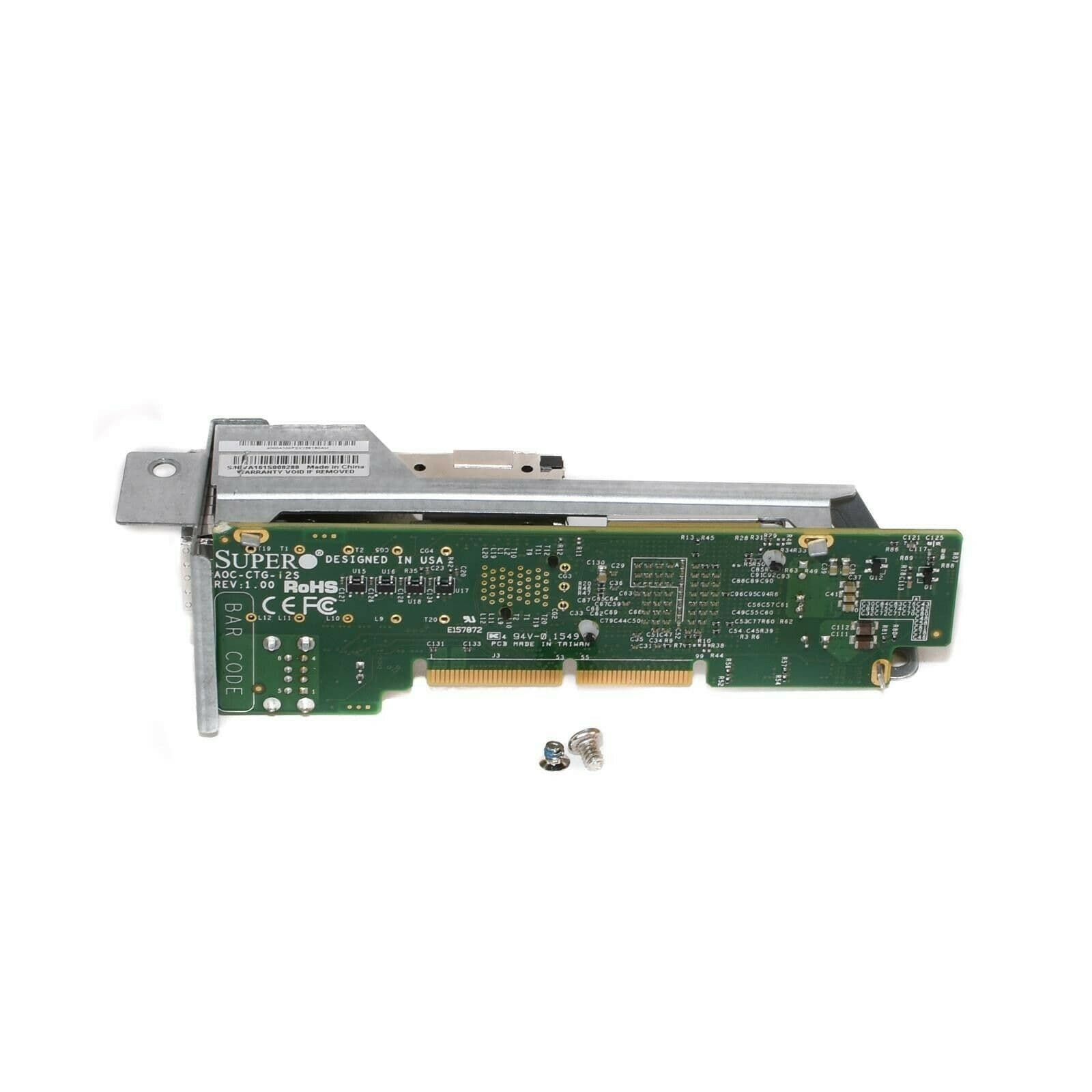 Supermicro AOC-CTG-i2S 10GbE Dual Port 10GB FC SFP Ethernet Network Adapter