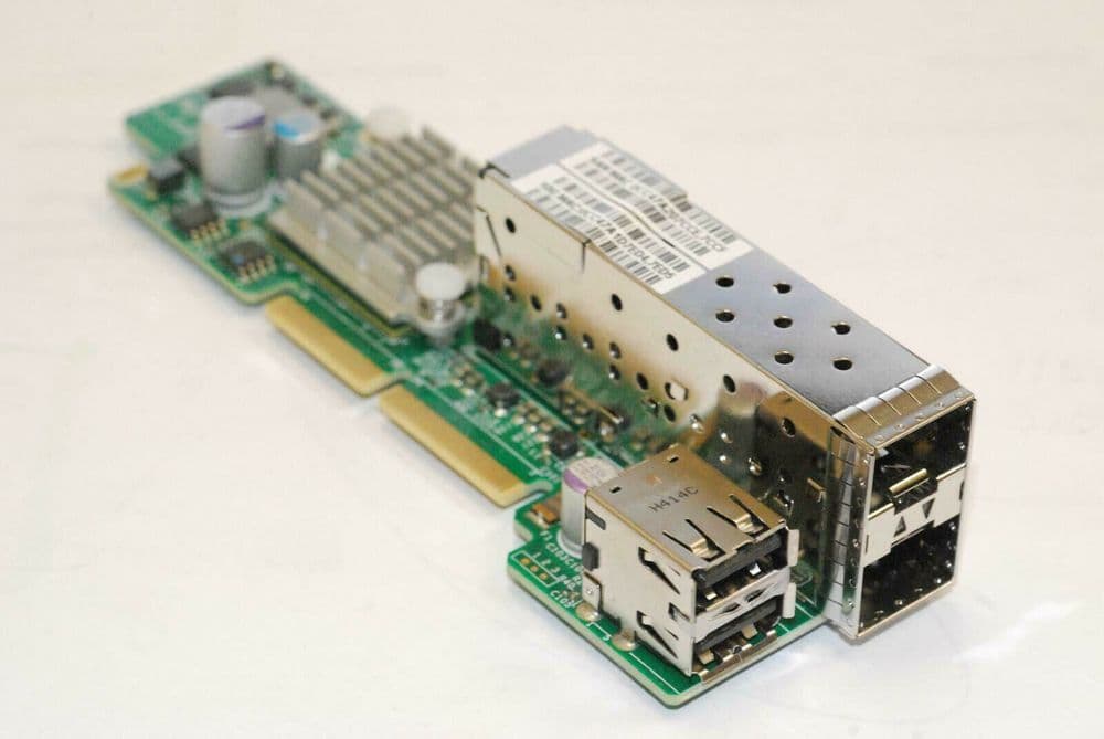 Supermicro AOC-CTG-I2S Dual Port 10GbE SFP Adapter & Dual USB Port Add ...