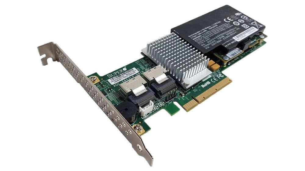 Supermicro AOC-SAS2LP-H8IR 8-Port SAS 6Gb/s PCI-E X8 Internal RAID ...