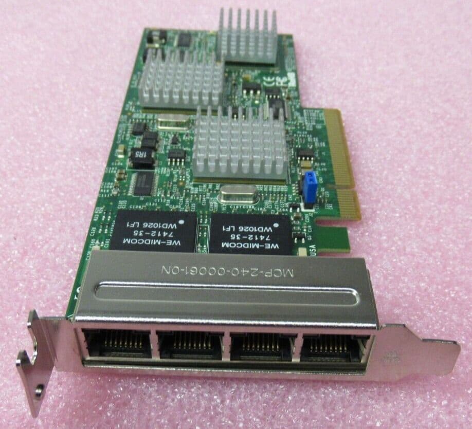 Supermicro AOC-SG-i4 4x ports Gigabit Ethernet Network Adapter RJ45 Add ...