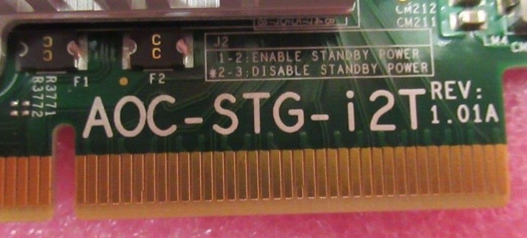 Supermicro AOC-STG-I2T Dual Port 10Gbps Ethernet Network Adapter Add-on ...