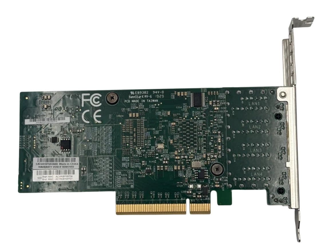 Supermicro AOC-STG-i4T 10Gigabit BaseT Quad Port 4xRJ45 SFP Server FH NIC