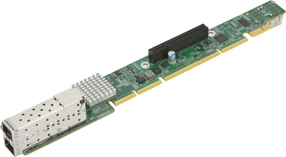 Supermicro AOC-URN2-i2XS 1U Ultra Riser 2-Port PCI-E x8 10Gb SFP 2x ...